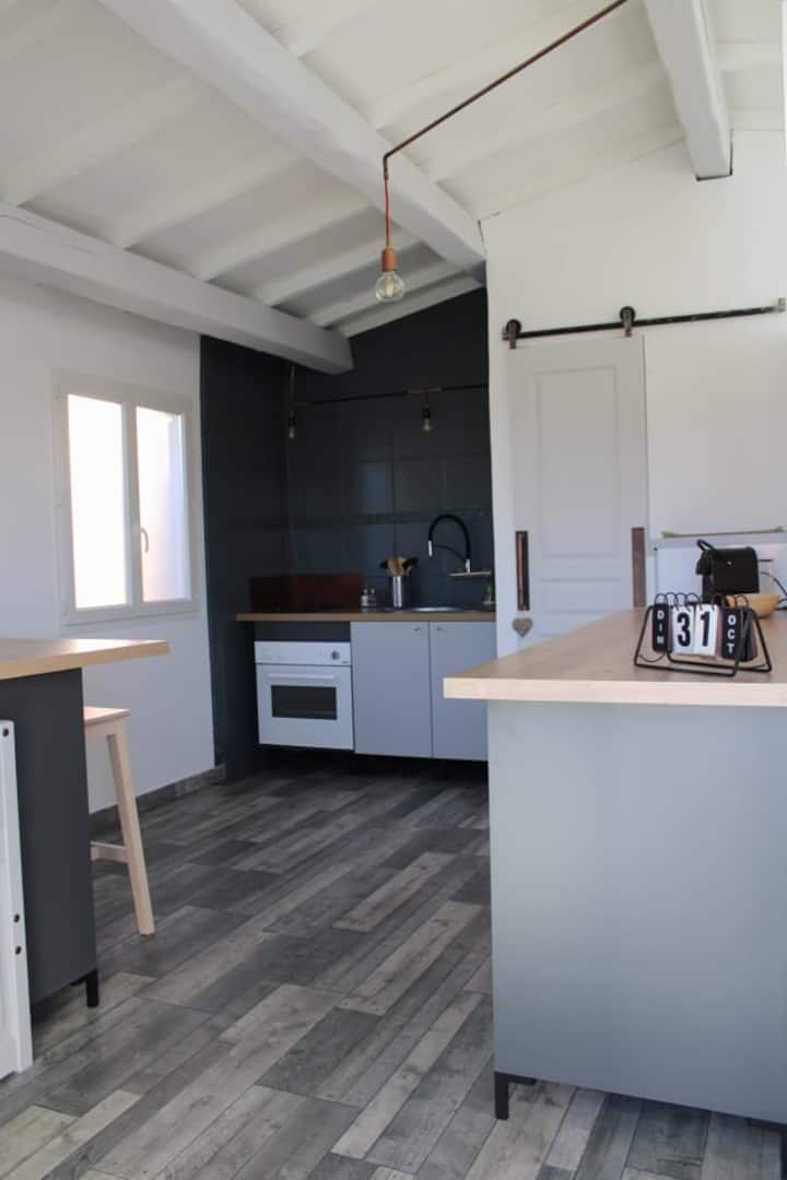T1 Cozy Pour 2 Personnes, Proximité Village Et Mer - Le Castellet