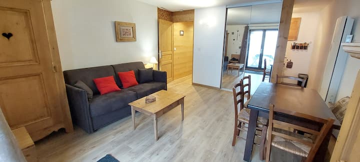Studio Cosy En Rez De Jardin - Les Houches