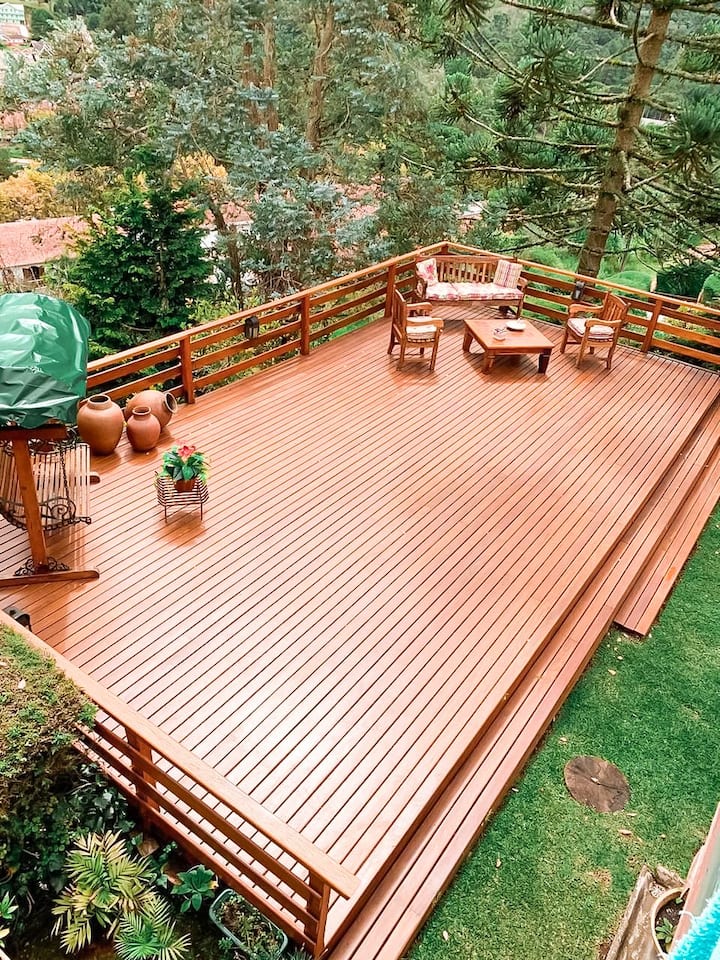 Casa Aconchegante C/deck, Lareira E Churrasqueira - Campos do Jordão