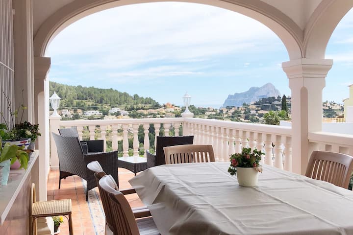 Bonita Villa Privada Con Piscina, Jardín, Vistas - Jalón