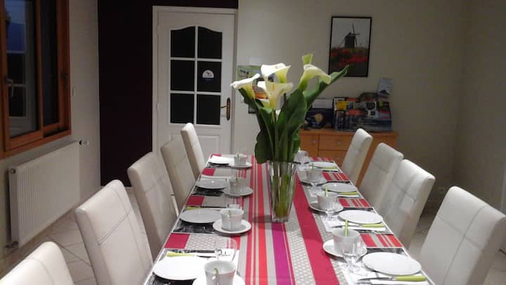 B&b La Rive - Le Mont Saint Michel 
Chambre Bleuet - Le Mont-Saint-Michel