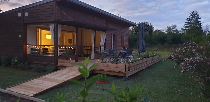 Confortable Chalet 70m2 Avec Terrasse à Tosse - Landes