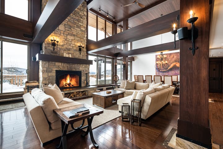 Penthouse, 9 Bdr Ski In/out, Steps To Village - Mont-Tremblant