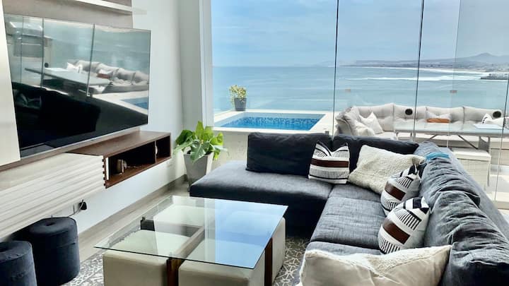Luxury Duplex/penthouse W/ Pool In Playa Senoritas - Lima