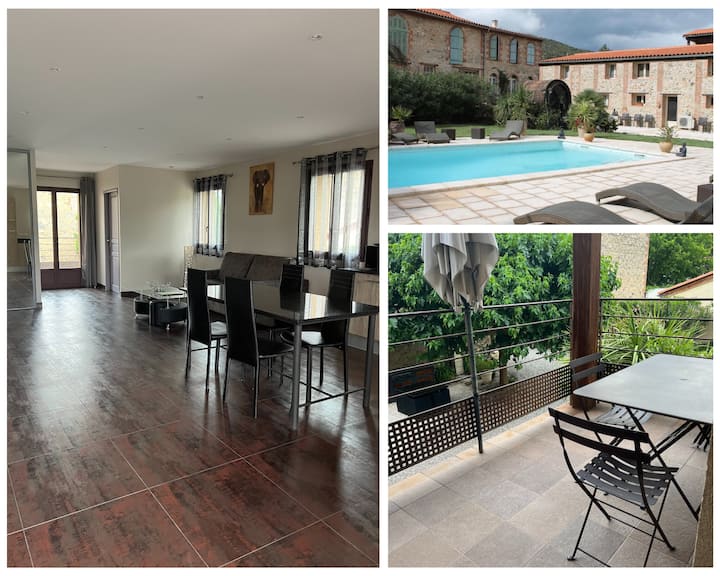 Domaine De La Tannerie Appart 5 Pers 70m² Terrasse - Prades