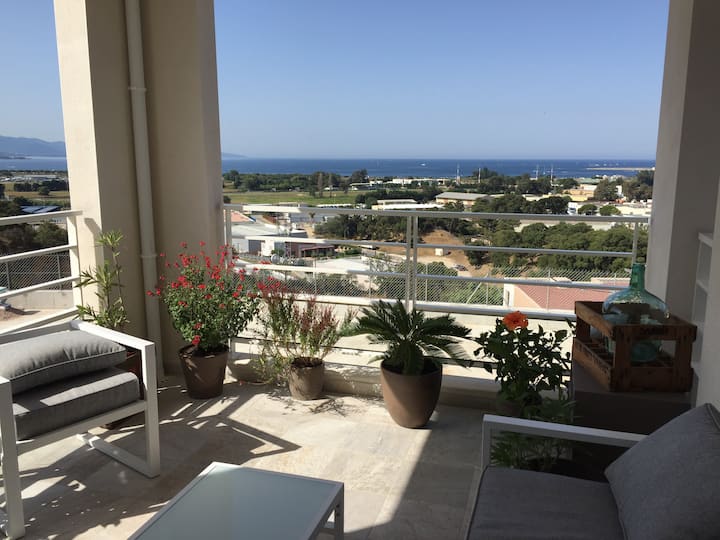 📍T2 Vue Mer Idéalement Situé Pour 4 Personnes 🏖 - Ajaccio