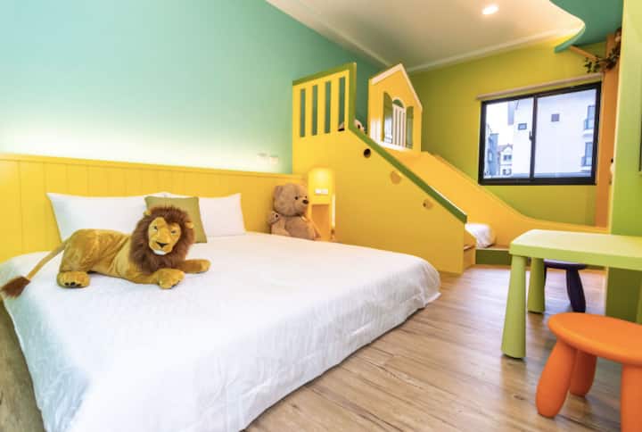 小田時光親子民宿-叢林冒險四人房 - Yilan