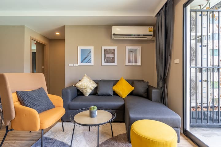 Modern 2bed Apartment In Sathorn Greenery Resort - Bang Rak