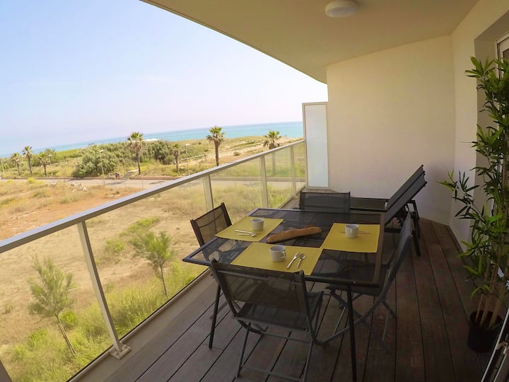 Vue Mer Et Grande Terrasse Aux Pieds Des Pyrénées - Sainte-Marie-la-Mer