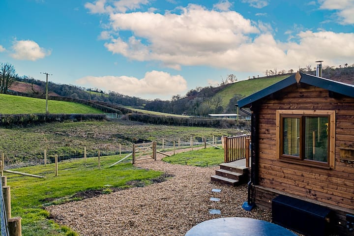 Luxury Welsh Lodge With Hot Tub And Log Burner - Carmarthen