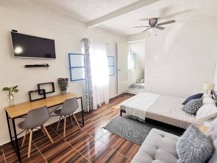 Estudio: 350m De La Playa, Ac,baño, Wifi, Cocineta - Puerto Vallarta