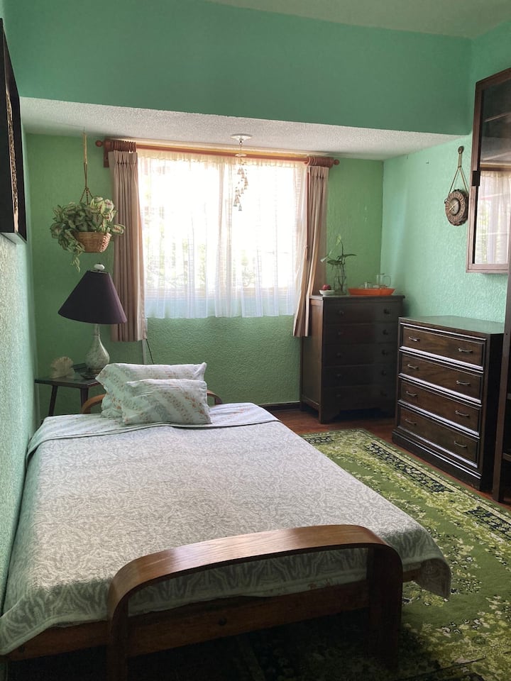 Habitación Verde Vintage En Chaintaya Studio - Mexico City