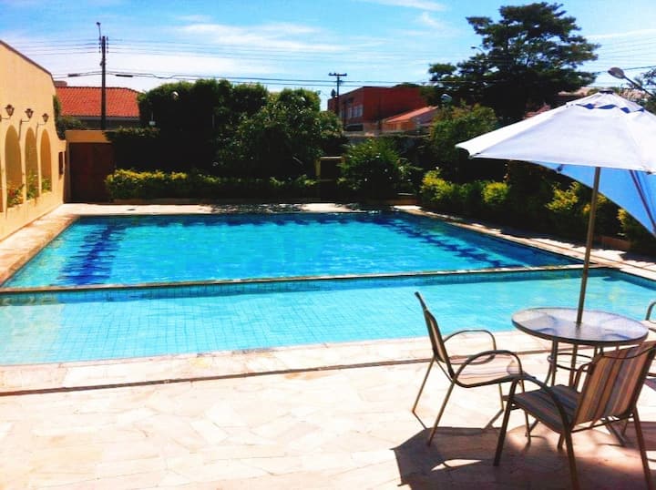 Casa De Descanso Adorável Com Piscina - São José do Rio Preto