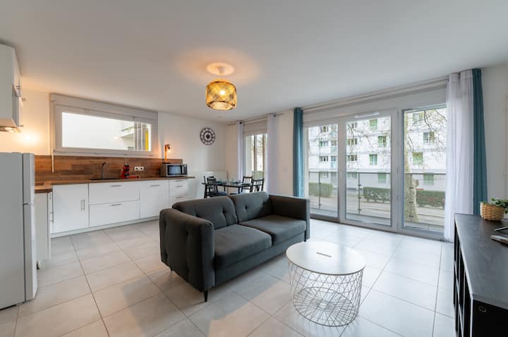 T3 Grenoble, Tout Confort, Grand Balcon, Wifi - Grenoble