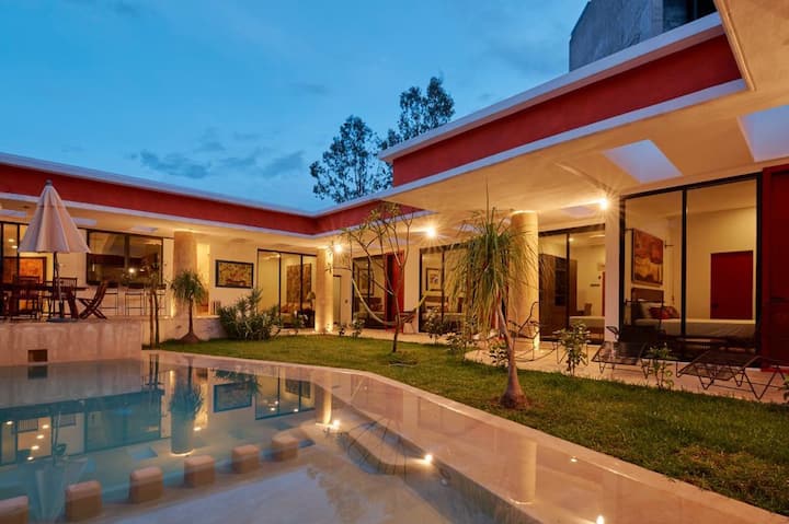 Villa Luxurious Oaxaqueña, Wifi Ac, 15 Min Dowtown - Oaxaca