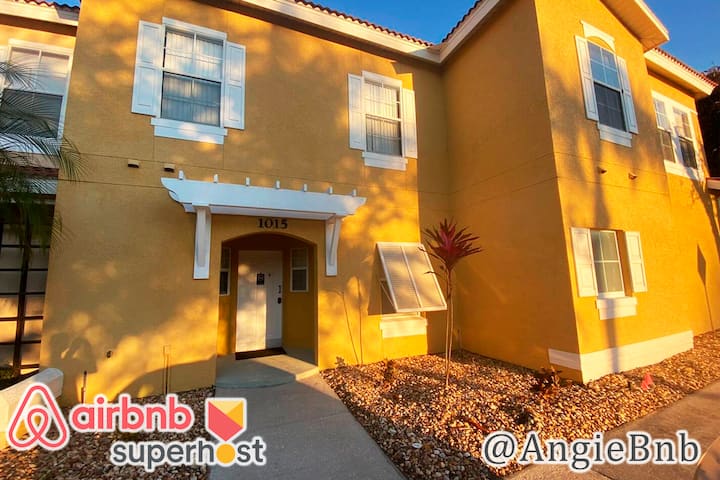 Modern & Bright 3b2.5b Townhome In A Resort - Kissimmee, FL
