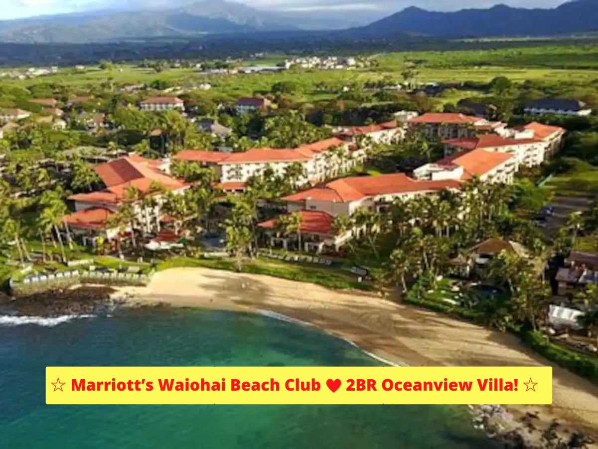 Marriott's Waiohai Beach Club- 2BR Oceanview Villa - Condominiums for ...