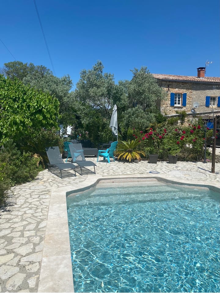 Le Mas Du Bueysse 17 Pers Avec Piscine - Vallon-Pont-d'Arc