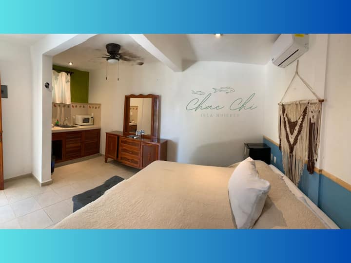 Pez Mero - King Bed@casa Chac Chi - Isla Mujeres