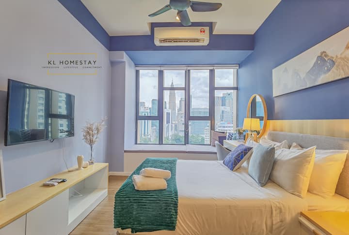 Winterblue Queenbed Room W Netflix | Kltower View - 馬來西亞