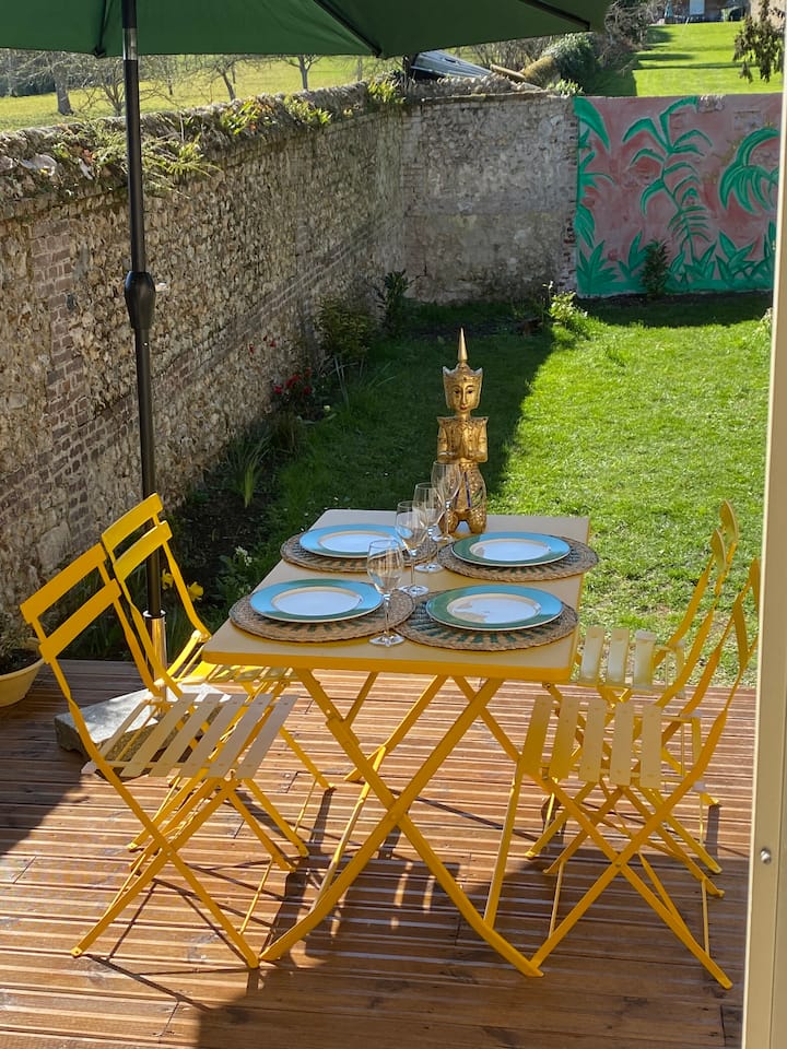 Le Jardin De Léna -Superbe Appartement Atypique - Honfleur