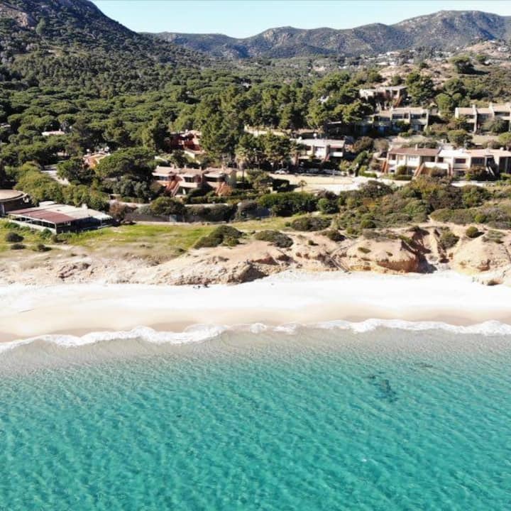 Pinus Village Casabouganville A170m Dalla Spiaggia - Domus De Maria