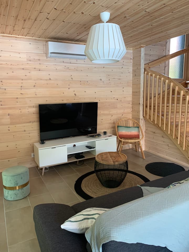 Magnifique Villa En Bois Avec Piscine - Moliets-et-Maa
