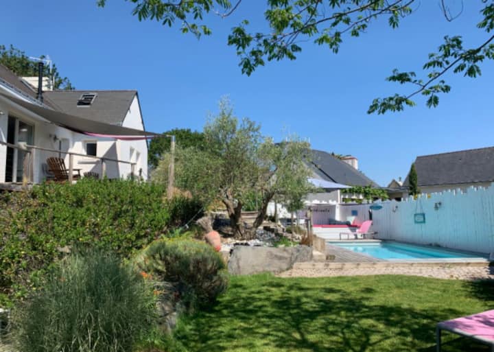 Maison Avec Jardin, Piscine Et Petite Vue Mer - Piriac-sur-Mer