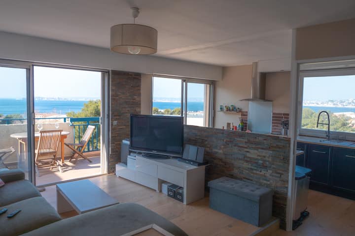 Duplex Toit-terrasse Vue Panoramique D'exception - Marsella, Francia