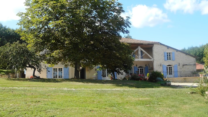 Villa 220m2 15 Personnes, Piscine Forêt Lac Privés - Agen