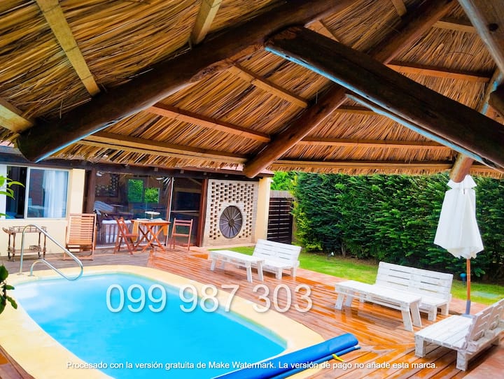 Casa En Piriapolis Piscina Climatizada Y Barbacoa - Playa Verde