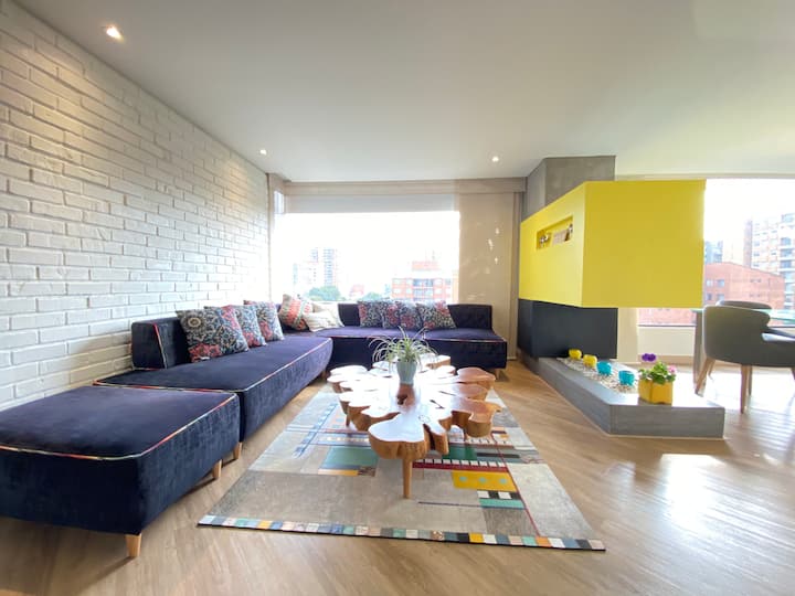 Espectacular Apartamento Con Diseño Unico. - Bogota