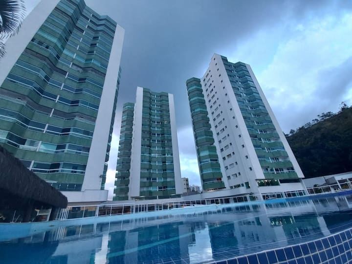 Apto Pé Na Areia, Piscina Aque Quiosque Privativo. - Caraguatatuba