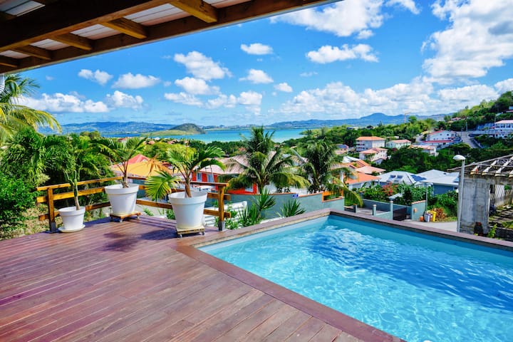 Villa Pitahaya En Martinique - Piscine & Vue Mer - Martinique