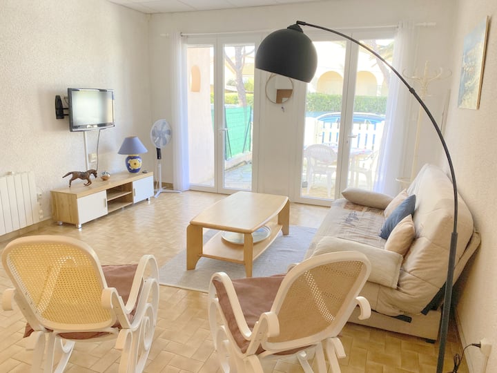 L'air Marin - 2 Chambres, Proche Plage - Portiragnes