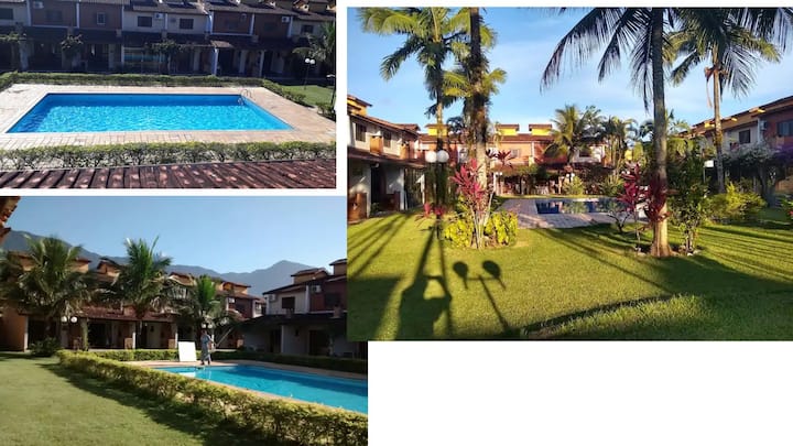 Casa De Praia Em Condomínio Fechado, Com Piscina. - Caraguatatuba