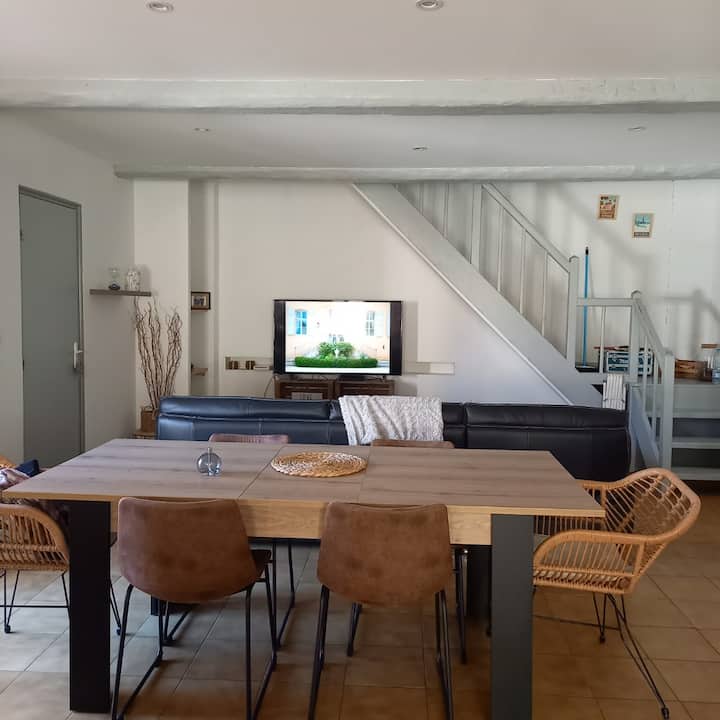 Agréable Maison Au Cœur Du Village Avec Terrasse - Torreilles