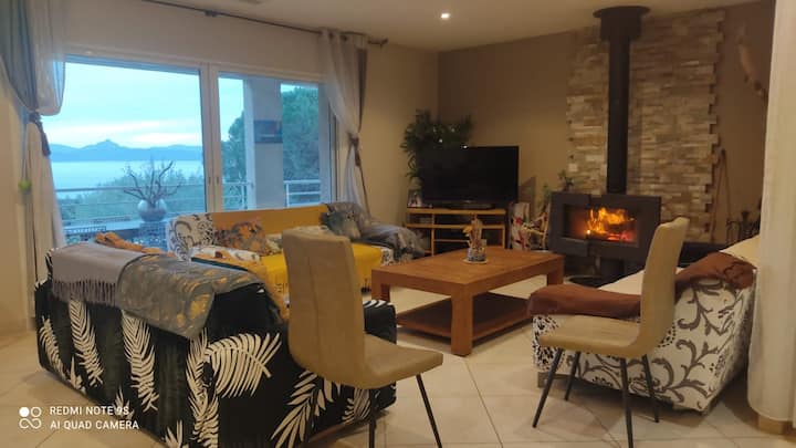 Villa Con Vista Panoramica Sul Mare E Agriate - Capo Corso