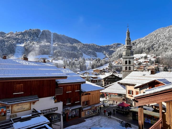 Studio Centre Village • Balcon Sud • Pistes à 50m. - Lac des Confins