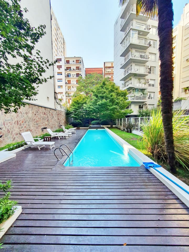 Palermo Beautiful New Apartment With Pool - Buenos Aires