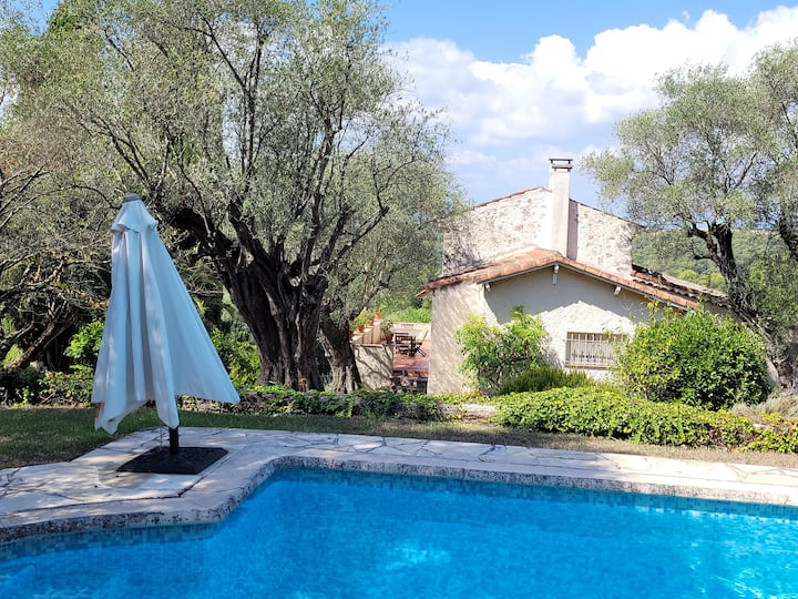 Une Piscine Dans Les Oliviers-dispo Sept24- Juin25 - Grasse