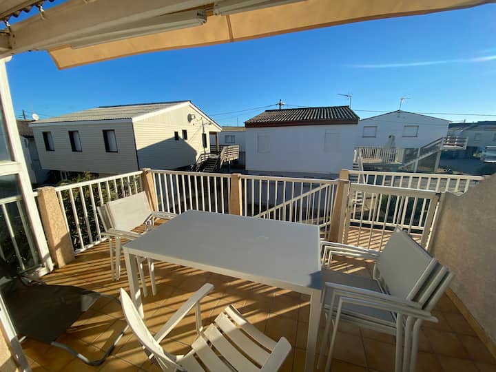 Idéal T4 Tout Confort Aux Chalets à 50m De La Mer - Gruissan
