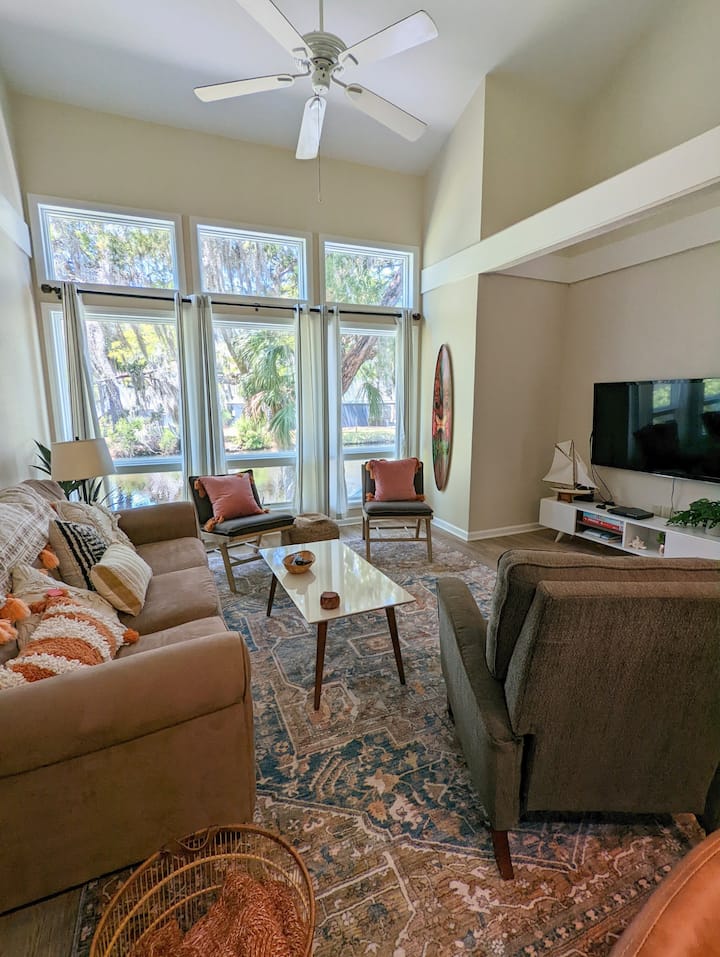 Updated Lagoon Th -Amenities Included!! Golf Cart - Edisto Beach