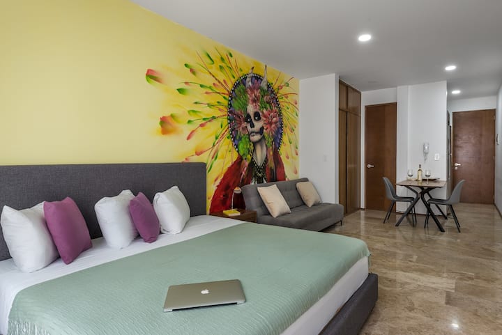 Amazing Estudio Con Alberca Y Rooftop Fast Wifi - Playa del Carmen