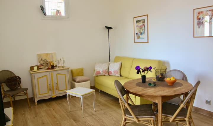 2p Dans Villa - Jardin Vue Mer - Nice