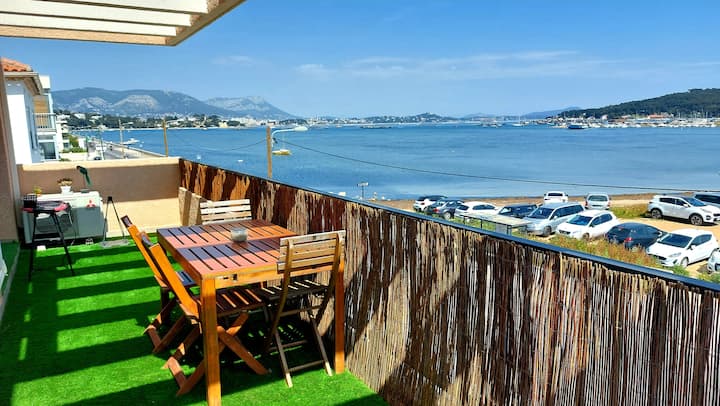 T3 Grande Terrasse Vue Mer - Quartier Plage - La Seyne-sur-Mer