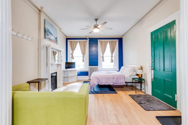 Bright & Homey Studio | Queen Bed | Richmond Vibes - Richmond, VA