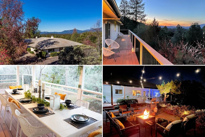 Luxe 3000sqft Retreat W/private Dog Park Yosemite - Oakhurst, CA