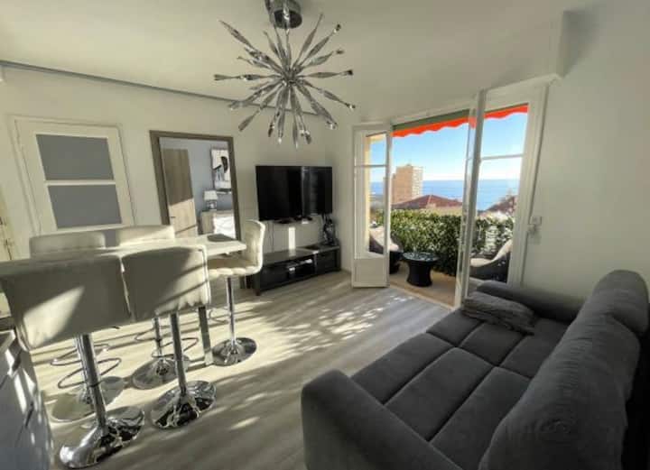 Charming Seaview Apartment On Montecarlo Border - Montecarlo