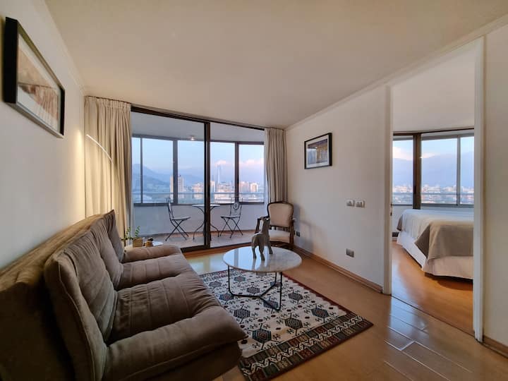 Hermoso Departamento Con Vista Panorámica - Providencia
